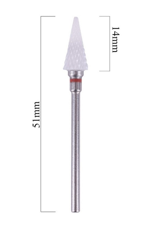 Capat de freză / BIT ROSU Conic - Triunghiular | Ceramică | Duritate m