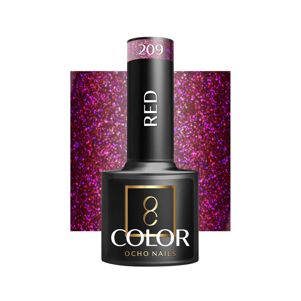 Ojă Ocho Nails hibridă | Rosu - nuanța 209 - 5g
